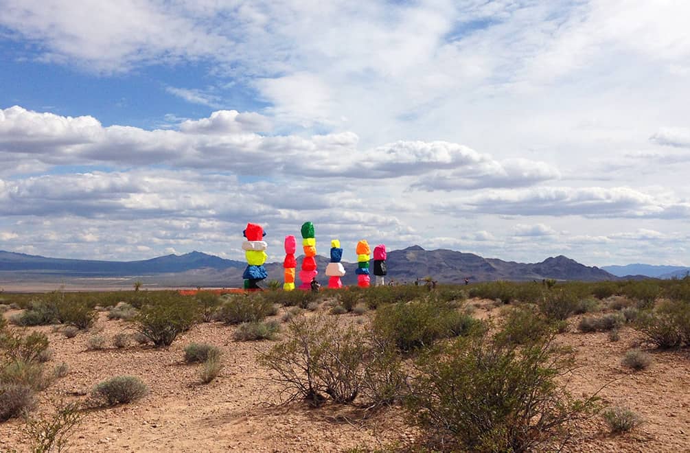 Get Lucky at Seven Magic Mountains - DesignJunket