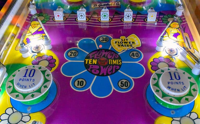 The Golden Age of Pinball Art at the Pinball Hall of Fame - DesignJunket